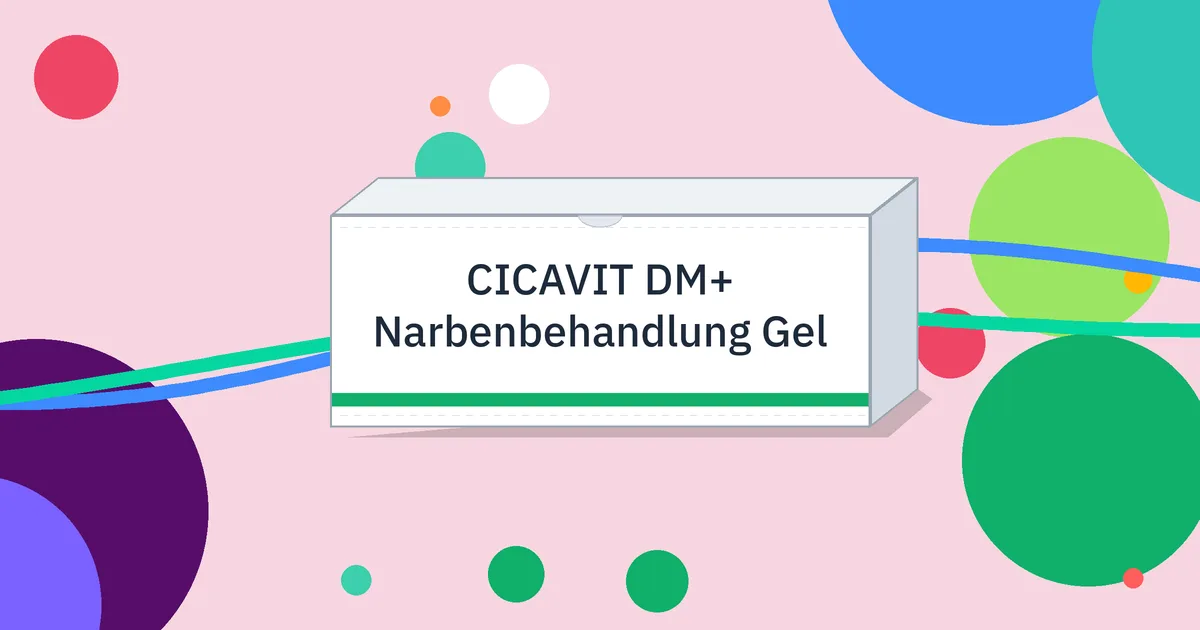Symbolbild: Packung mit der Aufschrift CICAVIT DM+ Narbenbehandlung Gel (PZN 20787321) – Verfügbarkeit und Bezug in Apotheken in Frankfurt am Main