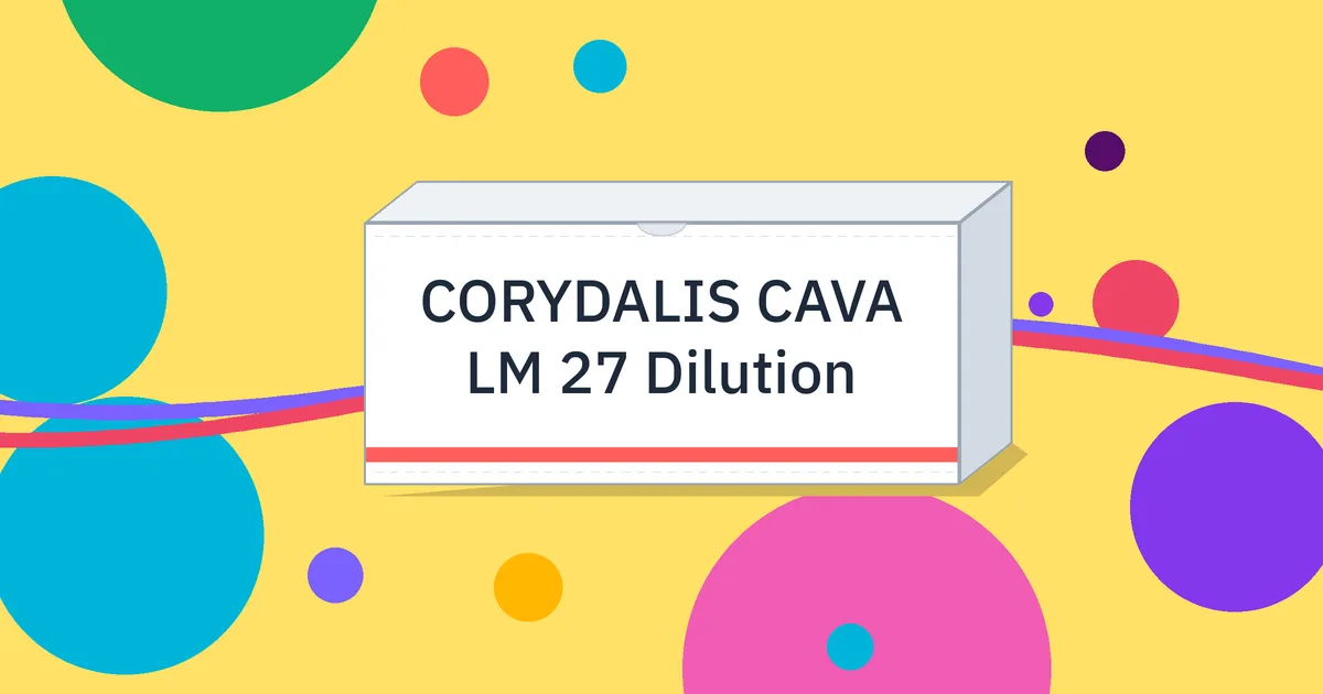 Symbolbild: Packung mit der Aufschrift CORYDALIS CAVA LM 27 Dilution (PZN 13453714) – Verfügbarkeit und Bezug in Apotheken in Frankfurt am Main