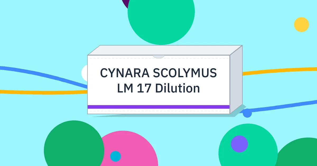Symbolbild: Packung mit der Aufschrift CYNARA SCOLYMUS LM 17 Dilution (PZN 13459639) – Verfügbarkeit und Bezug in Apotheken in Frankfurt am Main