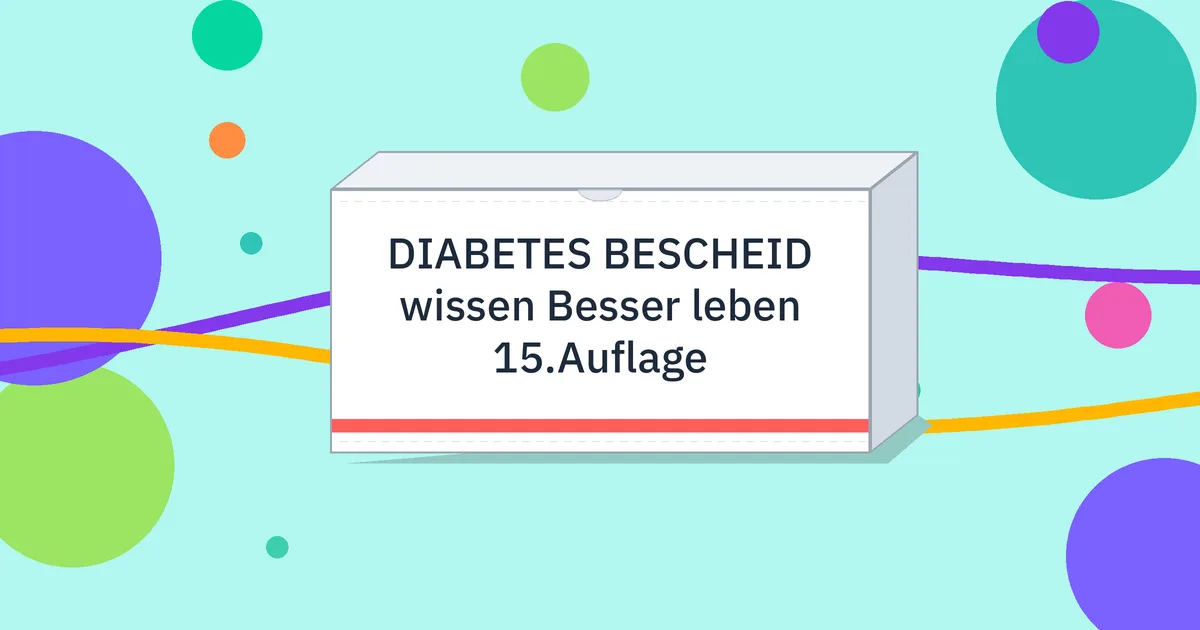 Symbolbild: Packung mit der Aufschrift DIABETES BESCHEID wissen Besser leben 15.Auflage (PZN 00148889) – Verfügbarkeit und Bezug in Apotheken in Frankfurt am Main
