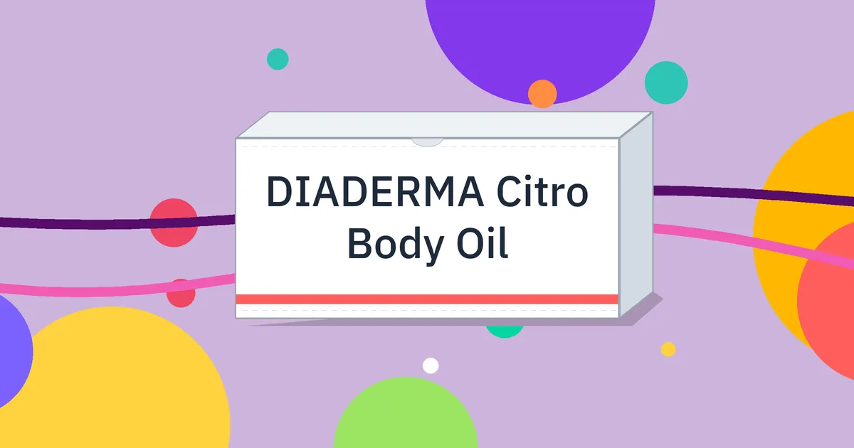 Symbolbild: Packung mit der Aufschrift DIADERMA Citro Body Oil (PZN 00277569) – Verfügbarkeit und Bezug in Apotheken in Frankfurt am Main