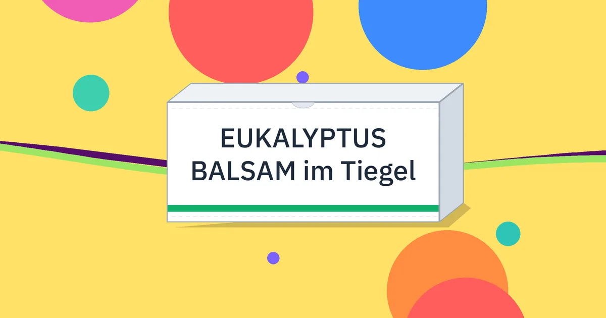 Symbolbild: Packung mit der Aufschrift EUKALYPTUS BALSAM im Tiegel (PZN 17272286) – Verfügbarkeit und Bezug in Apotheken in Frankfurt am Main