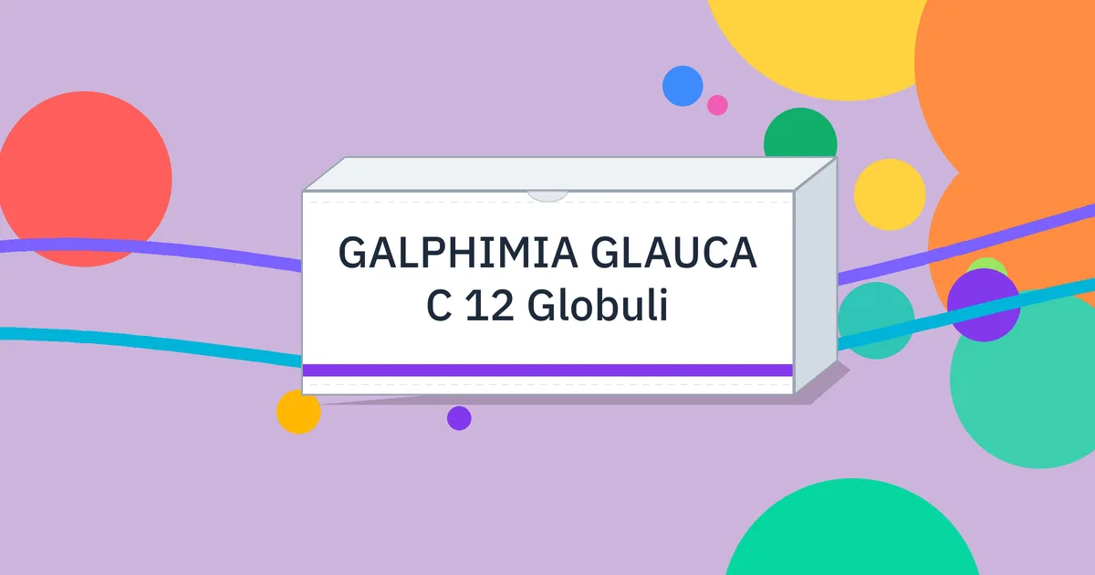 Symbolbild: Packung mit der Aufschrift GALPHIMIA GLAUCA C 12 Globuli (PZN 19714802) – Verfügbarkeit und Bezug in Apotheken in Frankfurt am Main