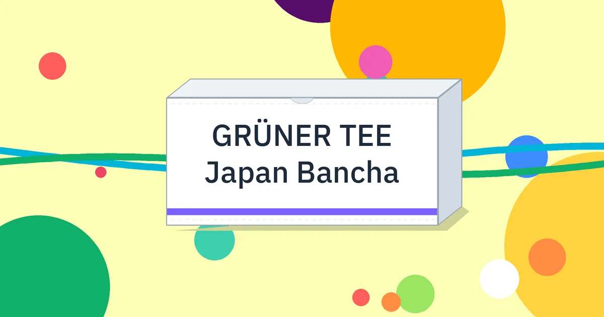 Symbolbild: Packung mit der Aufschrift GRÜNER TEE Japan Bancha (PZN 00051492) – Verfügbarkeit und Bezug in Apotheken in Frankfurt am Main