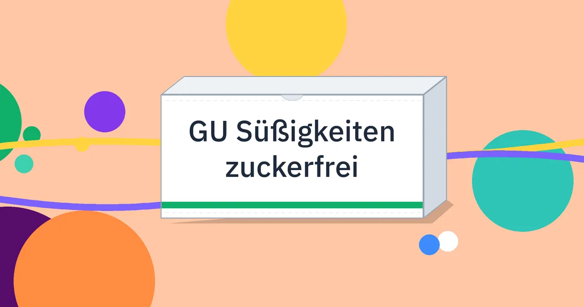 Symbolbild: Packung mit der Aufschrift GU Süßigkeiten zuckerfrei (PZN 18166787) – Verfügbarkeit und Bezug in Apotheken in Frankfurt am Main