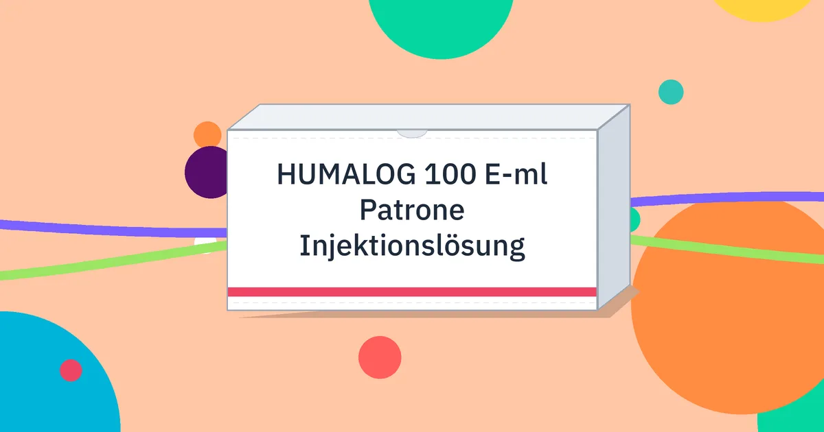 Symbolbild: Packung mit der Aufschrift HUMALOG 100 E-ml Patrone Injektionslösung (PZN 00178198) – Verfügbarkeit und Bezug in Apotheken in Frankfurt am Main