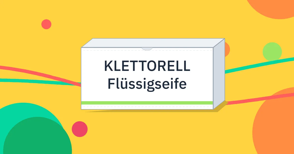 Symbolbild: Packung mit der Aufschrift KLETTORELL Flüssigseife (PZN 00051204) – Verfügbarkeit und Bezug in Apotheken in Frankfurt am Main