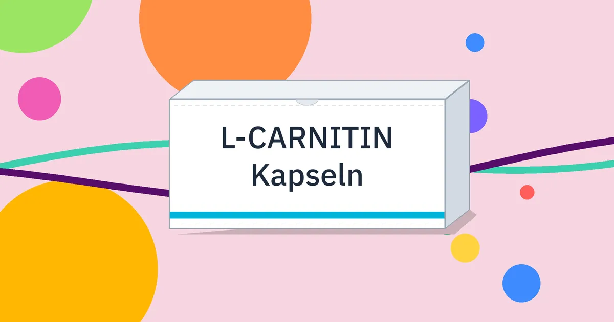 Symbolbild: Packung mit der Aufschrift L-CARNITIN Kapseln (PZN 19227976) – Verfügbarkeit und Bezug in Apotheken in Frankfurt am Main