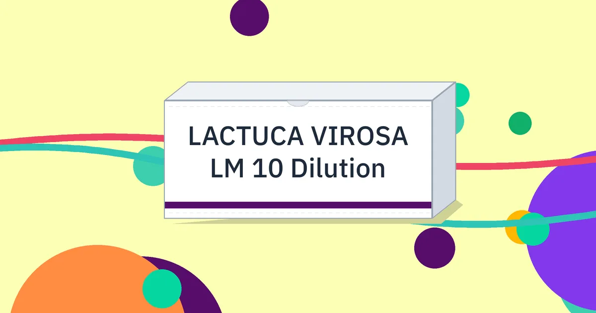 Symbolbild: Packung mit der Aufschrift LACTUCA VIROSA LM 10 Dilution (PZN 13520770) – Verfügbarkeit und Bezug in Apotheken in Frankfurt am Main
