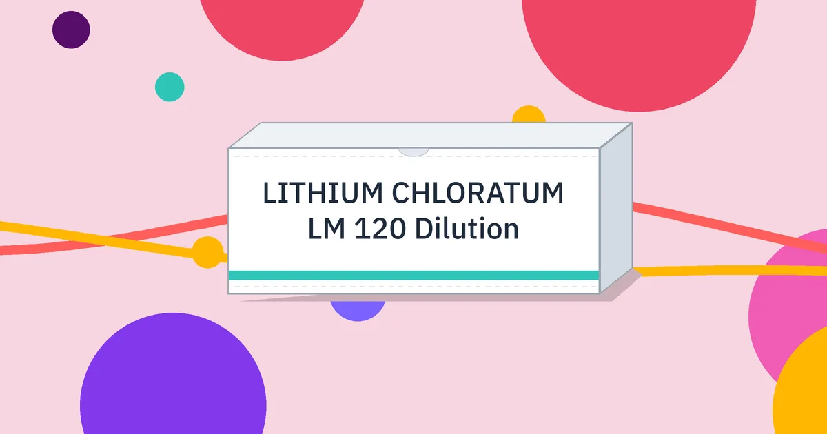 Symbolbild: Packung mit der Aufschrift LITHIUM CHLORATUM LM 120 Dilution (PZN 12932335) – Verfügbarkeit und Bezug in Apotheken in Frankfurt am Main