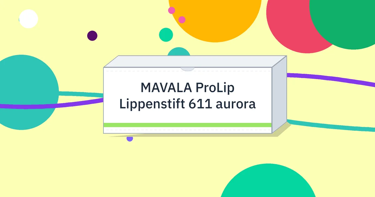Symbolbild: Packung mit der Aufschrift MAVALA ProLip Lippenstift 611 aurora (PZN 20651030) – Verfügbarkeit und Bezug in Apotheken in Frankfurt am Main