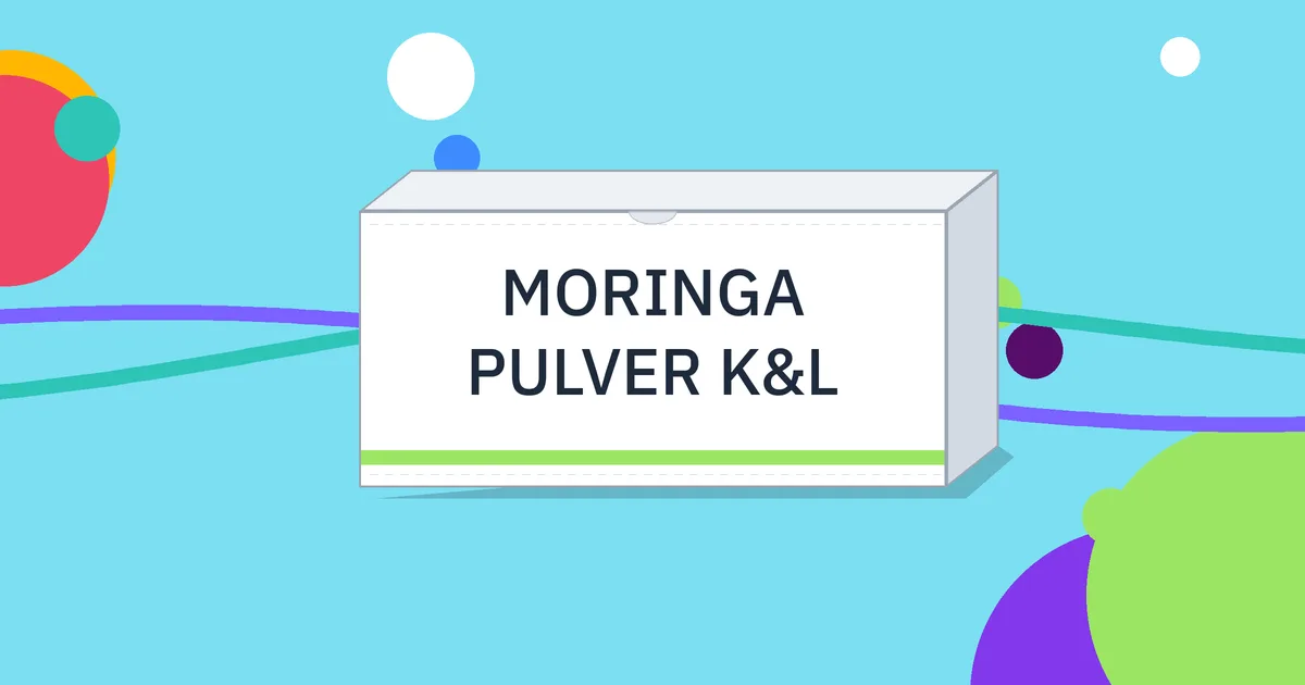 Symbolbild: Packung mit der Aufschrift MORINGA PULVER K&L (PZN 16900409) – Verfügbarkeit und Bezug in Apotheken in Frankfurt am Main