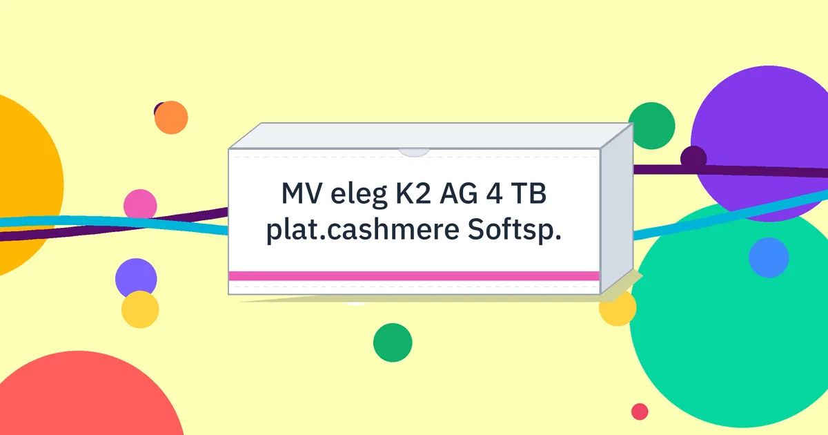 Symbolbild: Packung mit der Aufschrift MV eleg K2 AG 4 TB plat.cashmere Softsp. (PZN 14677338) – Verfügbarkeit und Bezug in Apotheken in Frankfurt am Main