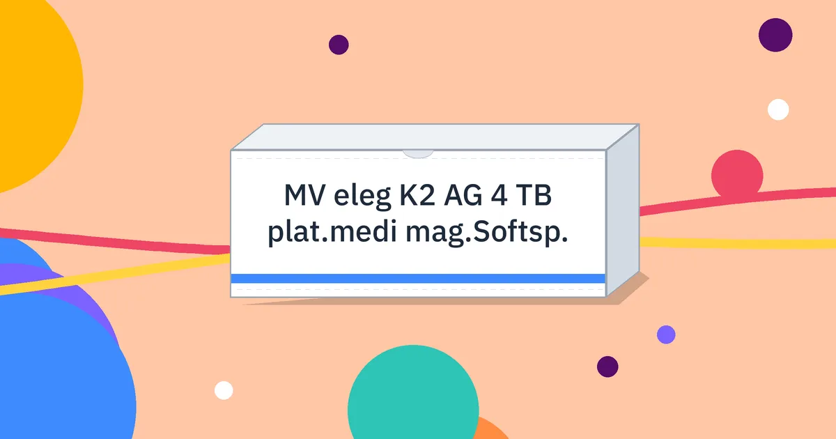 Symbolbild: Packung mit der Aufschrift MV eleg K2 AG 4 TB plat.medi mag.Softsp. (PZN 14639556) – Verfügbarkeit und Bezug in Apotheken in Frankfurt am Main