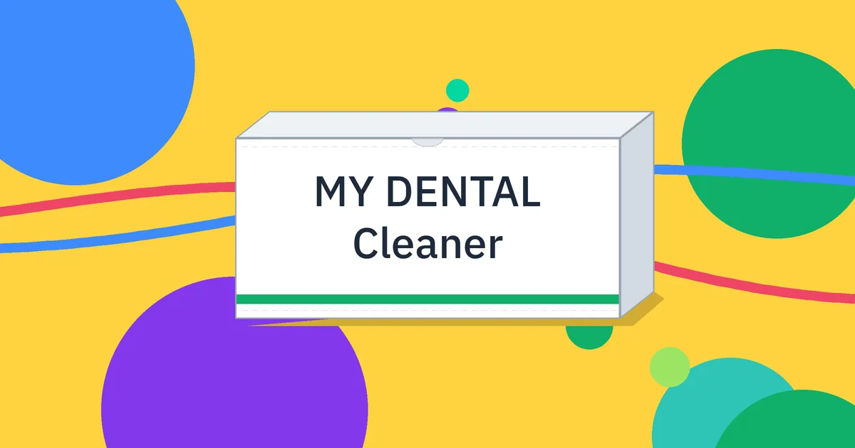 Symbolbild: Packung mit der Aufschrift MY DENTAL Cleaner (PZN 12599870) – Verfügbarkeit und Bezug in Apotheken in Frankfurt am Main