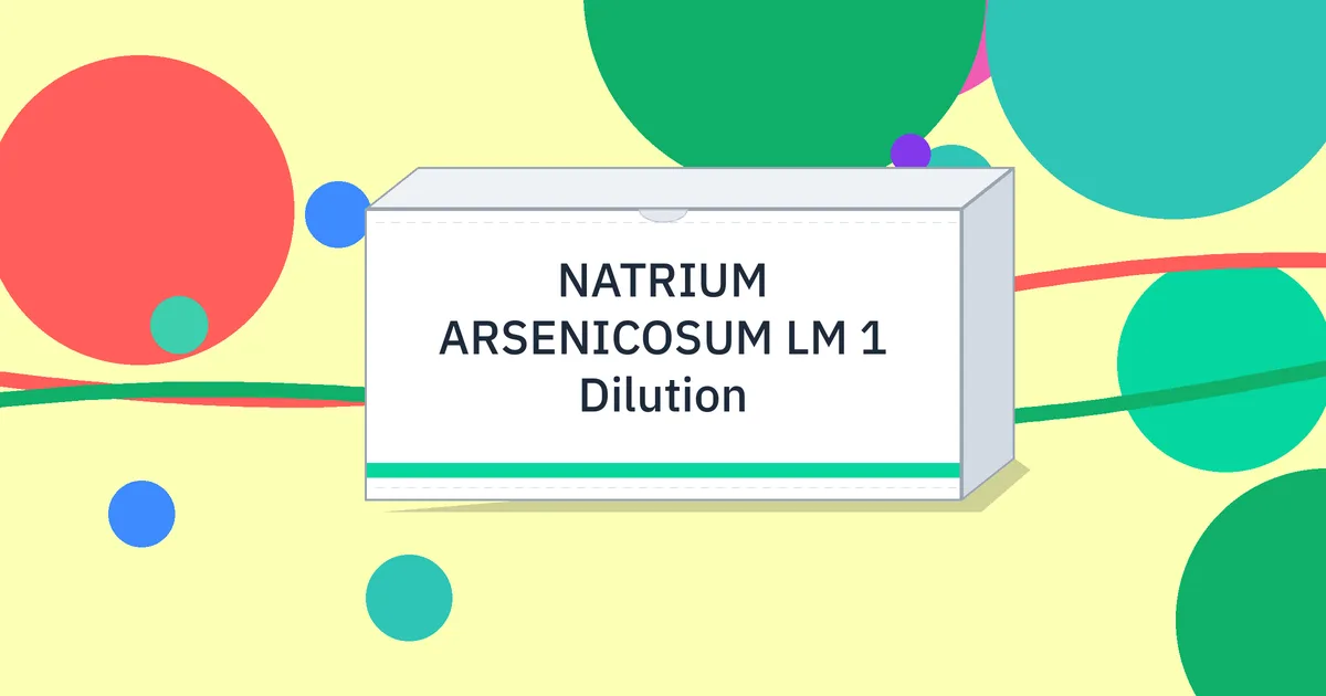 Symbolbild: Packung mit der Aufschrift NATRIUM ARSENICOSUM LM 1 Dilution (PZN 12959251) – Verfügbarkeit und Bezug in Apotheken in Frankfurt am Main
