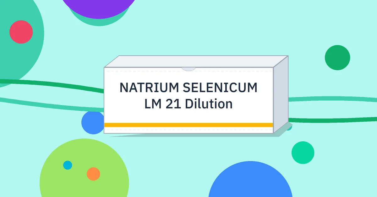 Symbolbild: Packung mit der Aufschrift NATRIUM SELENICUM LM 21 Dilution (PZN 13616889) – Verfügbarkeit und Bezug in Apotheken in Frankfurt am Main