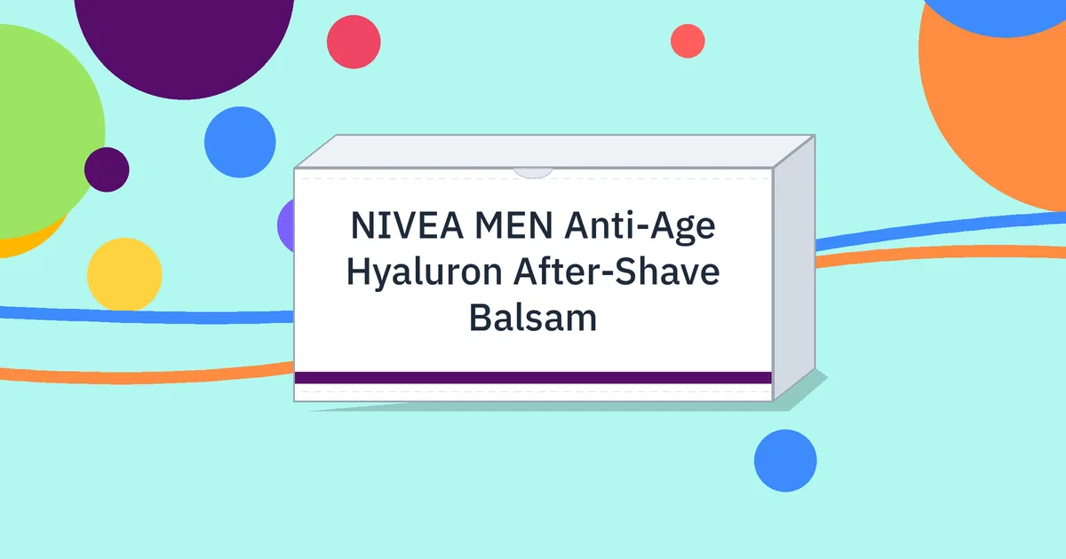 Symbolbild: Packung mit der Aufschrift NIVEA MEN Anti-Age Hyaluron After-Shave Balsam (PZN 17625218) – Verfügbarkeit und Bezug in Apotheken in Frankfurt am Main