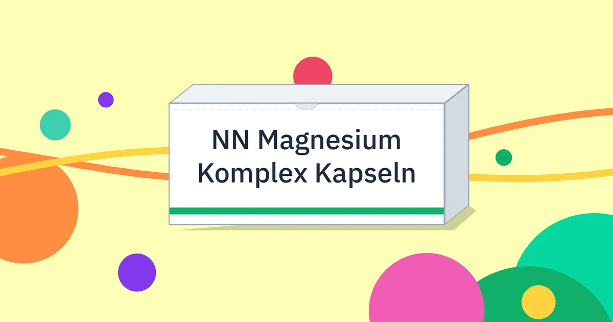 Symbolbild: Packung mit der Aufschrift NN Magnesium Komplex Kapseln (PZN 15377035) – Verfügbarkeit und Bezug in Apotheken in Frankfurt am Main