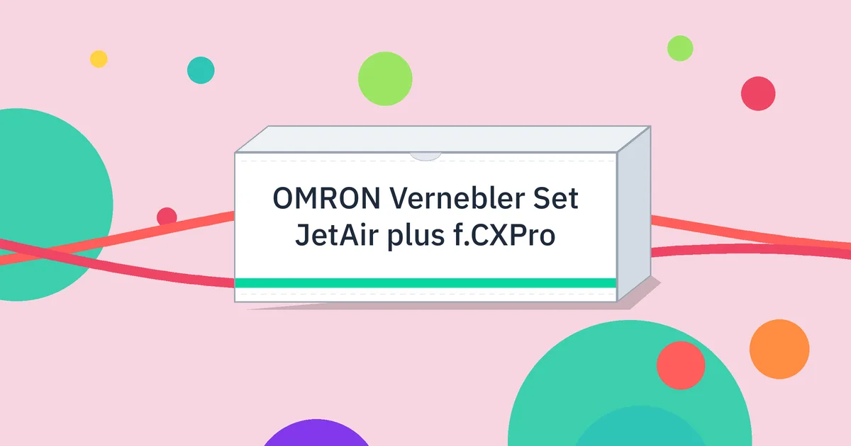 Symbolbild: Packung mit der Aufschrift OMRON Vernebler Set JetAir plus f.CXPro (PZN 01004454) – Verfügbarkeit und Bezug in Apotheken in Frankfurt am Main