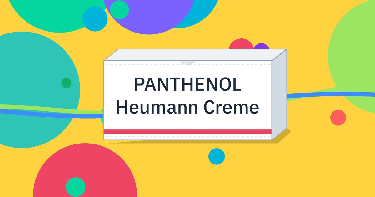 Symbolbild: Packung mit der Aufschrift PANTHENOL Heumann Creme (PZN 03491487) – Verfügbarkeit und Bezug in Apotheken in Frankfurt am Main
