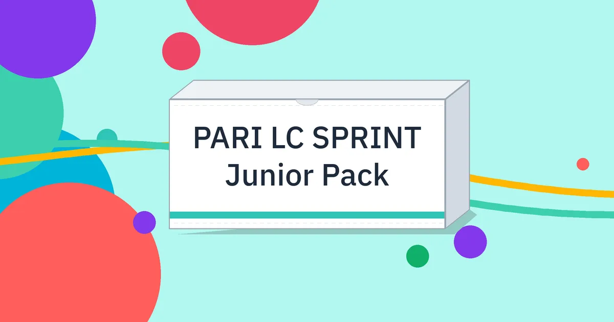 Symbolbild: Packung mit der Aufschrift PARI LC SPRINT Junior Pack (PZN 03870090) – Verfügbarkeit und Bezug in Apotheken in Frankfurt am Main