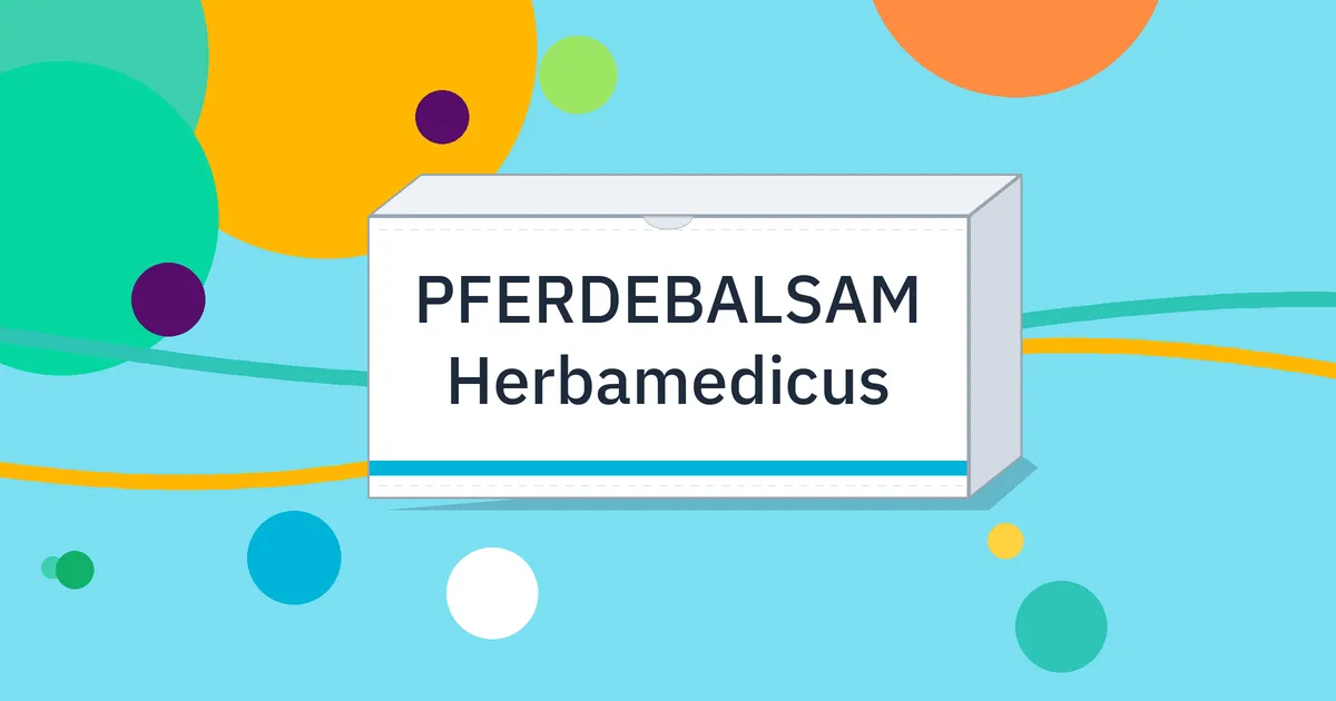 Symbolbild: Packung mit der Aufschrift PFERDEBALSAM Herbamedicus (PZN 00126497) – Verfügbarkeit und Bezug in Apotheken in Frankfurt am Main