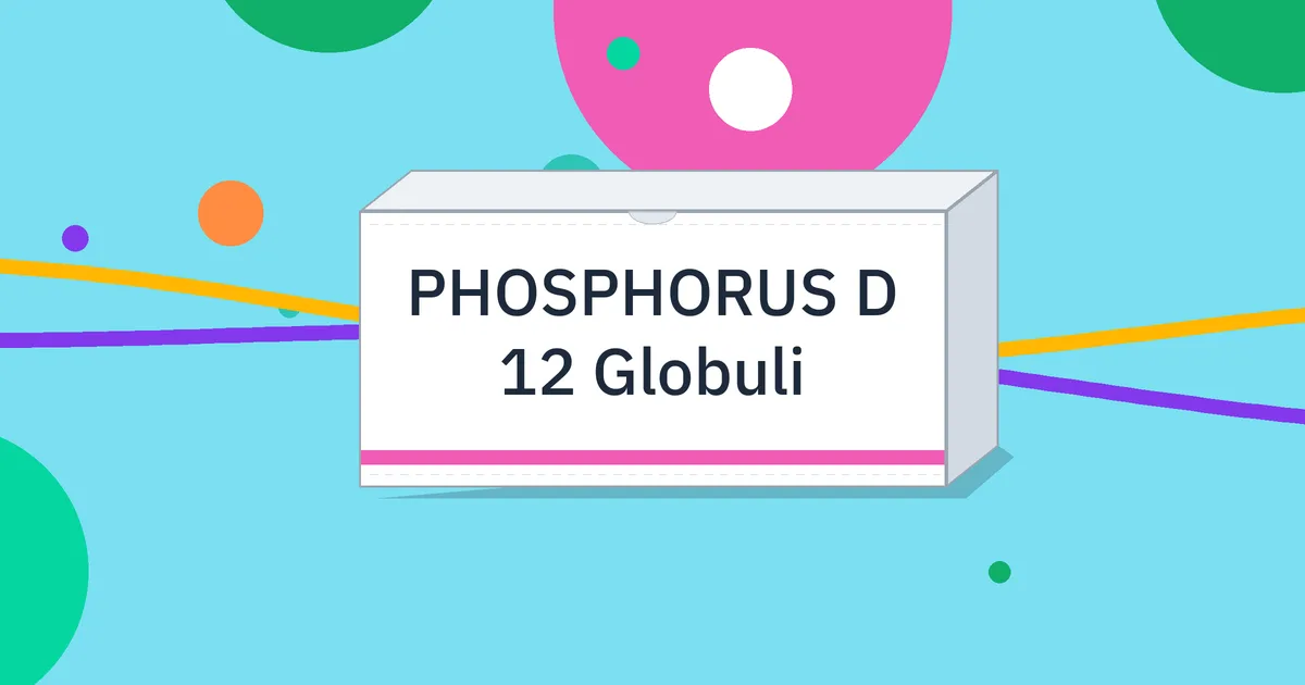 Symbolbild: Packung mit der Aufschrift PHOSPHORUS D 12 Globuli (PZN 02890759) – Verfügbarkeit und Bezug in Apotheken in Frankfurt am Main