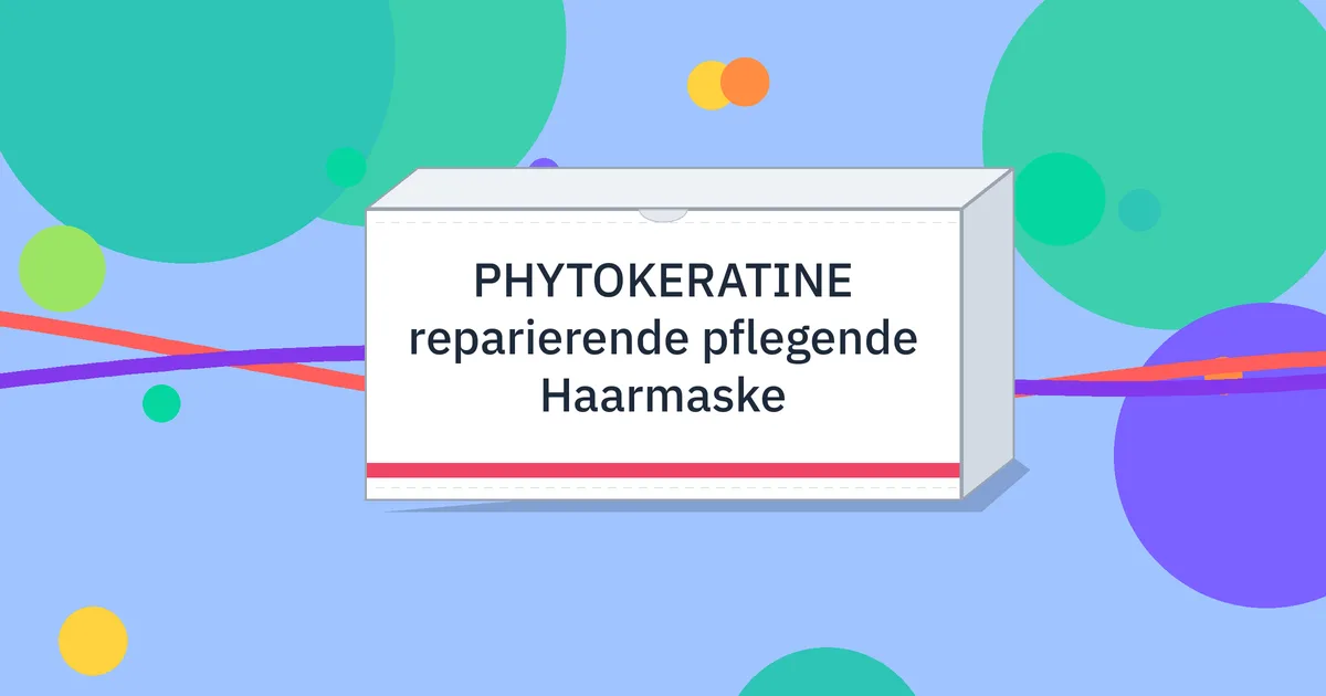Symbolbild: Packung mit der Aufschrift PHYTOKERATINE reparierende pflegende Haarmaske (PZN 16061831) – Verfügbarkeit und Bezug in Apotheken in Frankfurt am Main