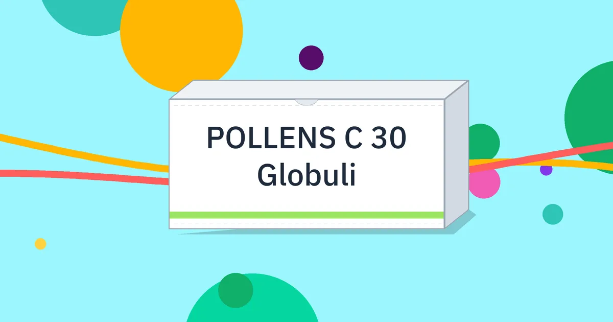 Symbolbild: Packung mit der Aufschrift POLLENS C 30 Globuli (PZN 07249211) – Verfügbarkeit und Bezug in Apotheken in Frankfurt am Main