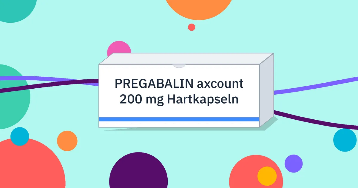 Symbolbild: Packung mit der Aufschrift PREGABALIN axcount 200 mg Hartkapseln (PZN 16360634) – Verfügbarkeit und Bezug in Apotheken in Frankfurt am Main
