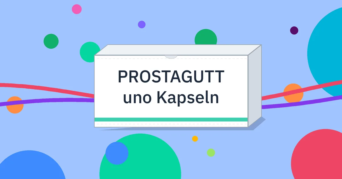 Symbolbild: Packung mit der Aufschrift PROSTAGUTT uno Kapseln (PZN 04976502) – Verfügbarkeit und Bezug in Apotheken in Frankfurt am Main