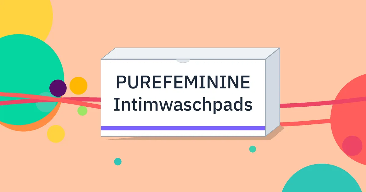 Symbolbild: Packung mit der Aufschrift PUREFEMININE Intimwaschpads (PZN 19497492) – Verfügbarkeit und Bezug in Apotheken in Frankfurt am Main