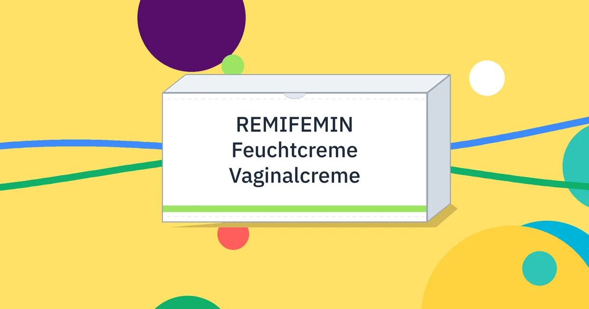 Symbolbild: Packung mit der Aufschrift REMIFEMIN Feuchtcreme Vaginalcreme (PZN 18885571) – Verfügbarkeit und Bezug in Apotheken in Frankfurt am Main