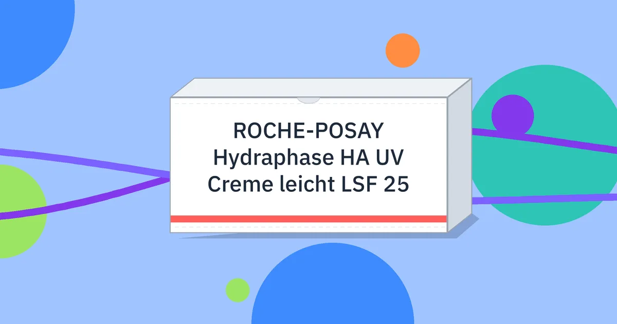 Symbolbild: Packung mit der Aufschrift ROCHE-POSAY Hydraphase HA UV Creme leicht LSF 25 (PZN 18366003) – Verfügbarkeit und Bezug in Apotheken in Frankfurt am Main
