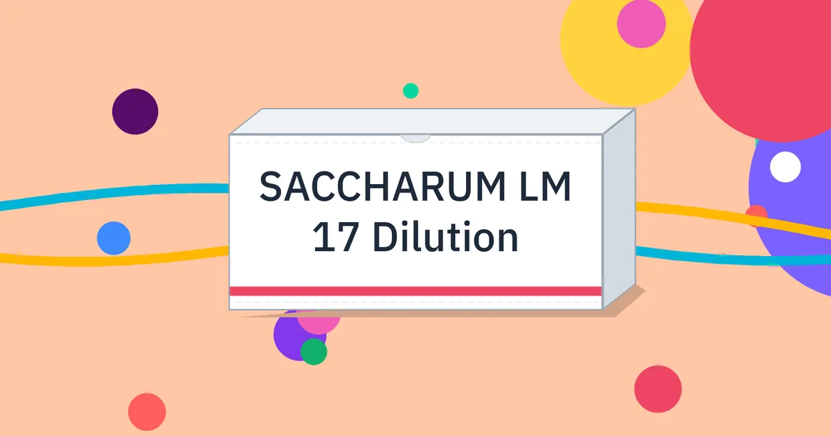 Symbolbild: Packung mit der Aufschrift SACCHARUM LM 17 Dilution (PZN 13176315) – Verfügbarkeit und Bezug in Apotheken in Frankfurt am Main
