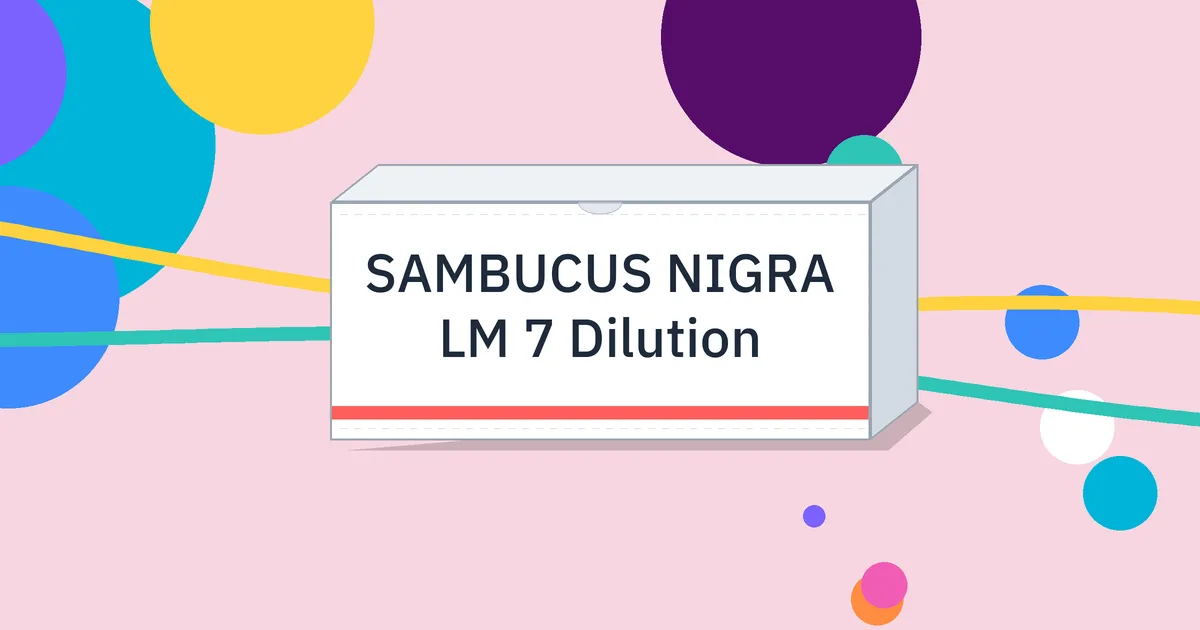 Symbolbild: Packung mit der Aufschrift SAMBUCUS NIGRA LM 7 Dilution (PZN 13181210) – Verfügbarkeit und Bezug in Apotheken in Frankfurt am Main