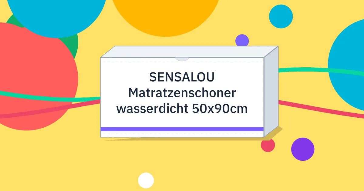 Symbolbild: Packung mit der Aufschrift SENSALOU Matratzenschoner wasserdicht 50x90cm (PZN 19227717) – Verfügbarkeit und Bezug in Apotheken in Frankfurt am Main