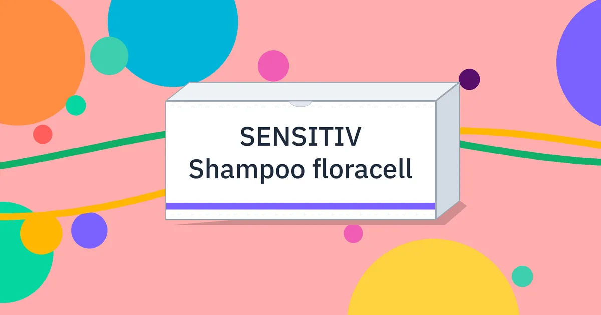 Symbolbild: Packung mit der Aufschrift SENSITIV Shampoo floracell (PZN 04677509) – Verfügbarkeit und Bezug in Apotheken in Frankfurt am Main