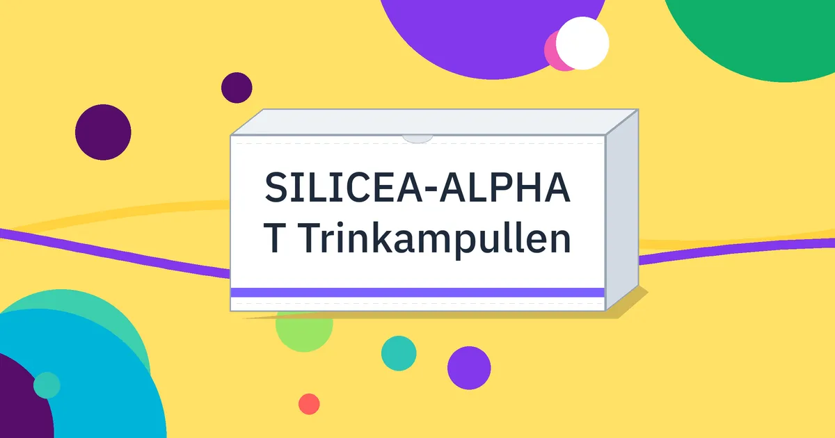 Symbolbild: Packung mit der Aufschrift SILICEA-ALPHA T Trinkampullen (PZN 10222374) – Verfügbarkeit und Bezug in Apotheken in Frankfurt am Main