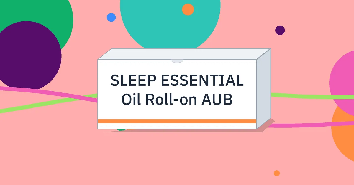 Symbolbild: Packung mit der Aufschrift SLEEP ESSENTIAL Oil Roll-on AUB (PZN 19707995) – Verfügbarkeit und Bezug in Apotheken in Frankfurt am Main