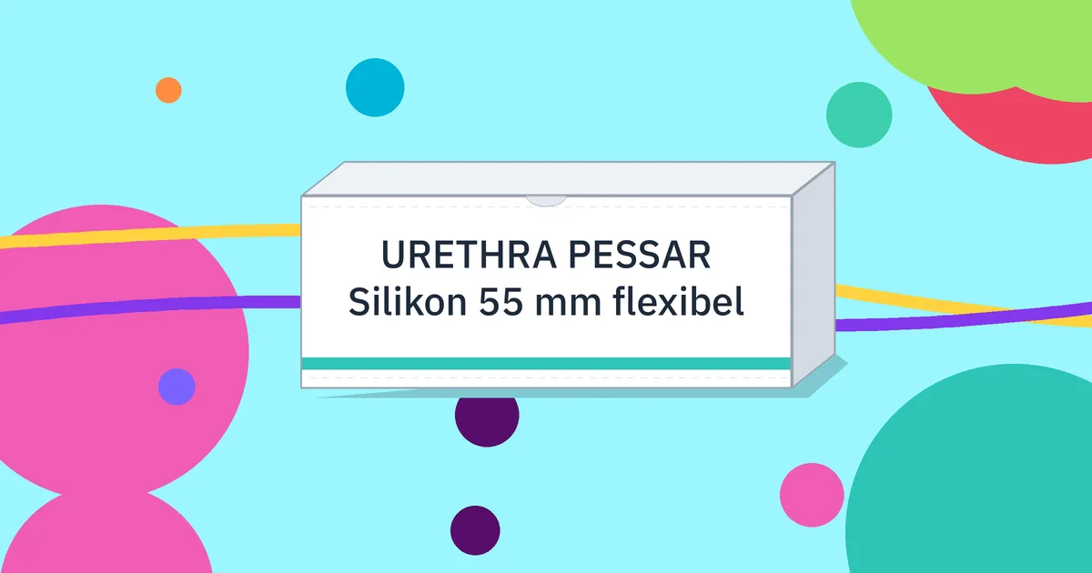 Symbolbild: Packung mit der Aufschrift URETHRA PESSAR Silikon 55 mm flexibel (PZN 04845585) – Verfügbarkeit und Bezug in Apotheken in Frankfurt am Main