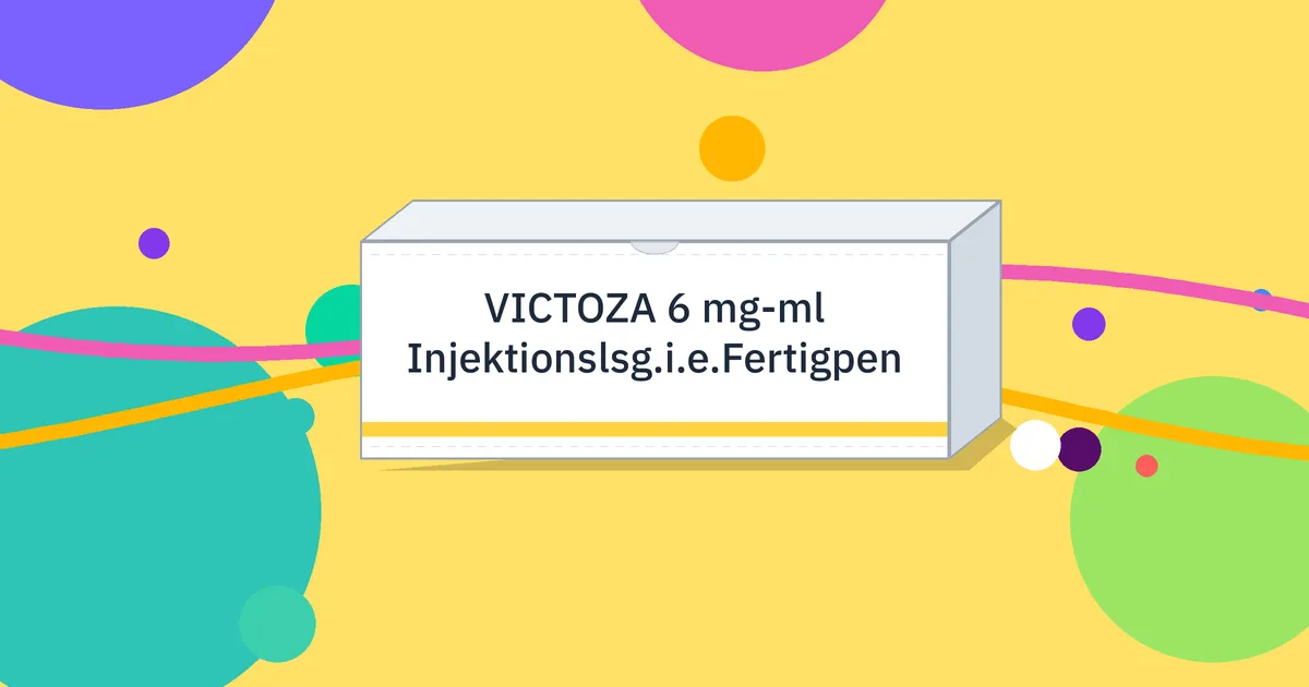 Symbolbild: Packung mit der Aufschrift VICTOZA 6 mg-ml Injektionslsg.i.e.Fertigpen (PZN 19208200) – Verfügbarkeit und Bezug in Apotheken in Frankfurt am Main
