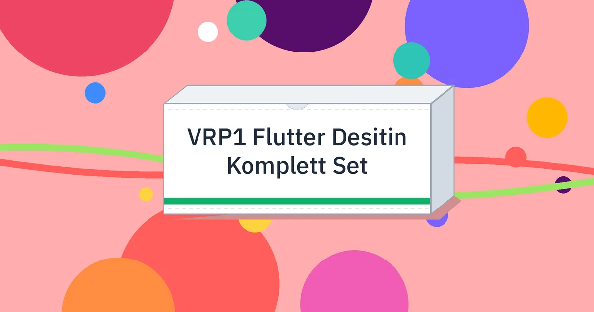 Symbolbild: Packung mit der Aufschrift VRP1 Flutter Desitin Komplett Set (PZN 04044000) – Verfügbarkeit und Bezug in Apotheken in Frankfurt am Main