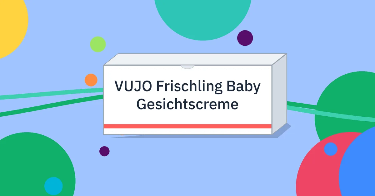 Symbolbild: Packung mit der Aufschrift VUJO Frischling Baby Gesichtscreme (PZN 18783304) – Verfügbarkeit und Bezug in Apotheken in Frankfurt am Main