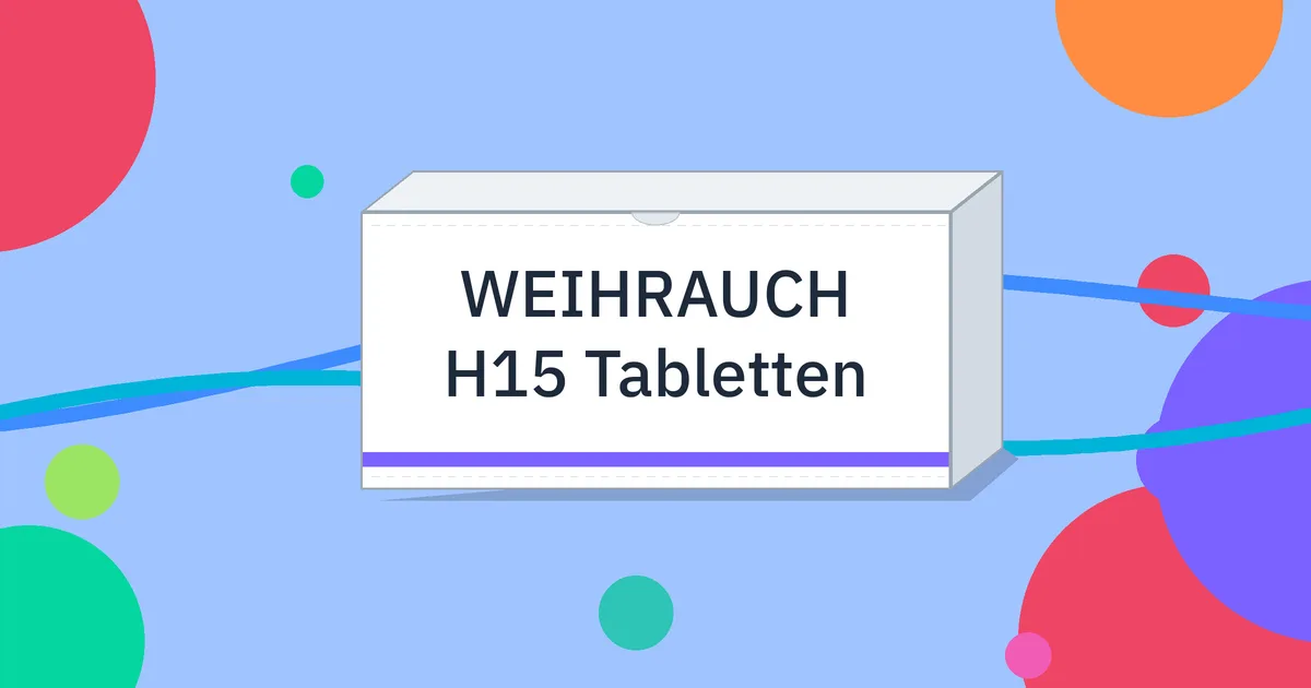 Symbolbild: Packung mit der Aufschrift WEIHRAUCH H15 Tabletten (PZN 01559962) – Verfügbarkeit und Bezug in Apotheken in Frankfurt am Main