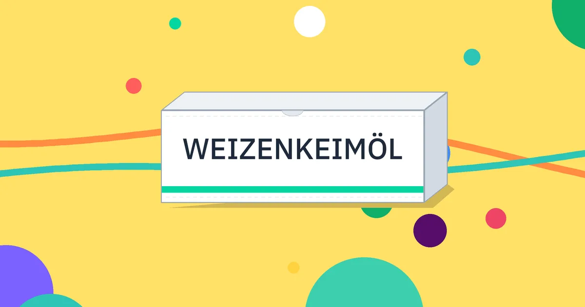 Symbolbild: Packung mit der Aufschrift WEIZENKEIMÖL (PZN 02589132) – Verfügbarkeit und Bezug in Apotheken in Frankfurt am Main