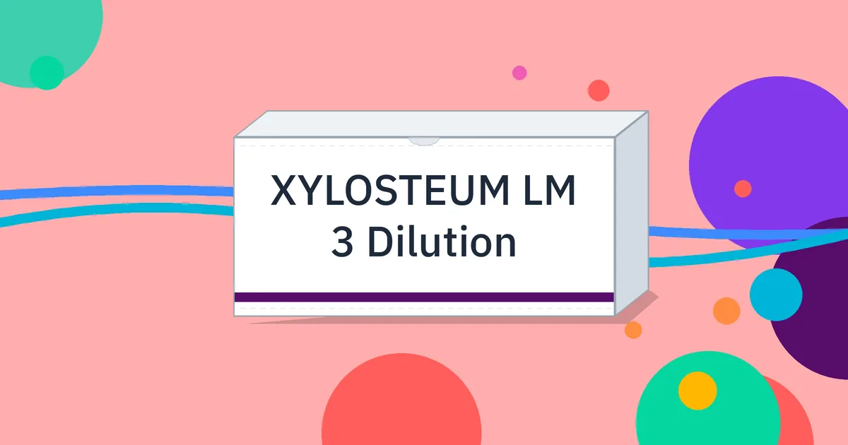 Symbolbild: Packung mit der Aufschrift XYLOSTEUM LM 3 Dilution (PZN 13283979) – Verfügbarkeit und Bezug in Apotheken in Frankfurt am Main