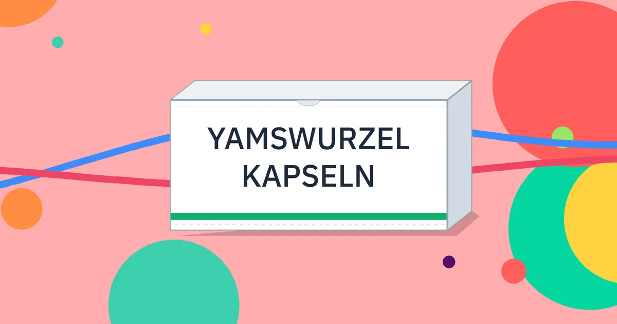 Symbolbild: Packung mit der Aufschrift YAMSWURZEL KAPSELN (PZN 00977864) – Verfügbarkeit und Bezug in Apotheken in Frankfurt am Main