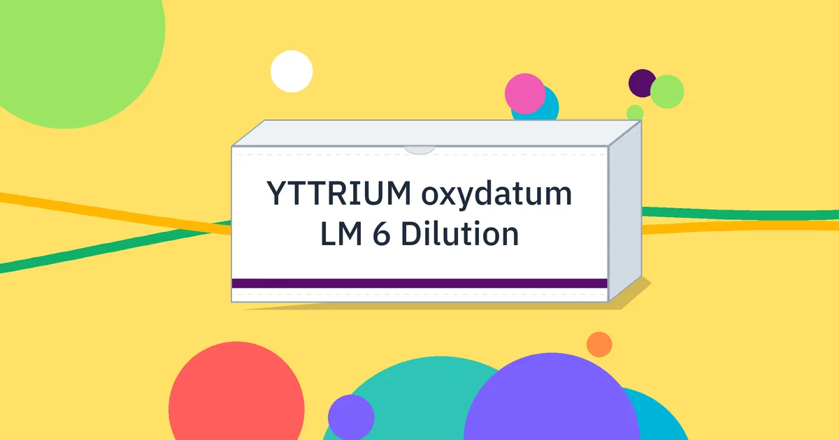 Symbolbild: Packung mit der Aufschrift YTTRIUM oxydatum LM 6 Dilution (PZN 13287687) – Verfügbarkeit und Bezug in Apotheken in Frankfurt am Main